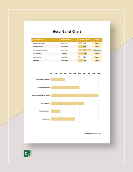 FREE Large Hotel Organizational Chart Template - PDF | Word (DOC ...