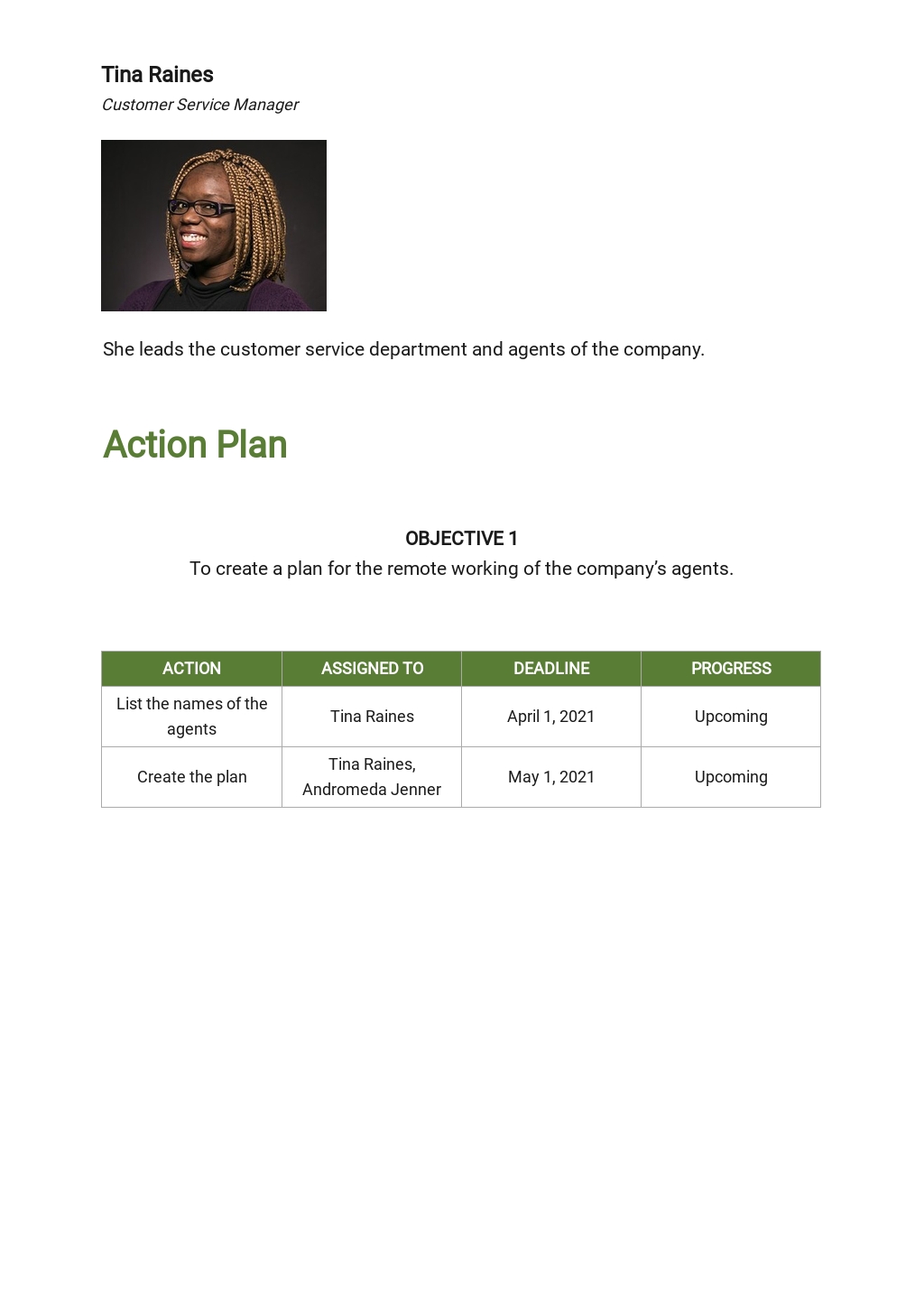 Basic Work From Home Plan Template [Free PDF] - Word (DOC) | Google Docs