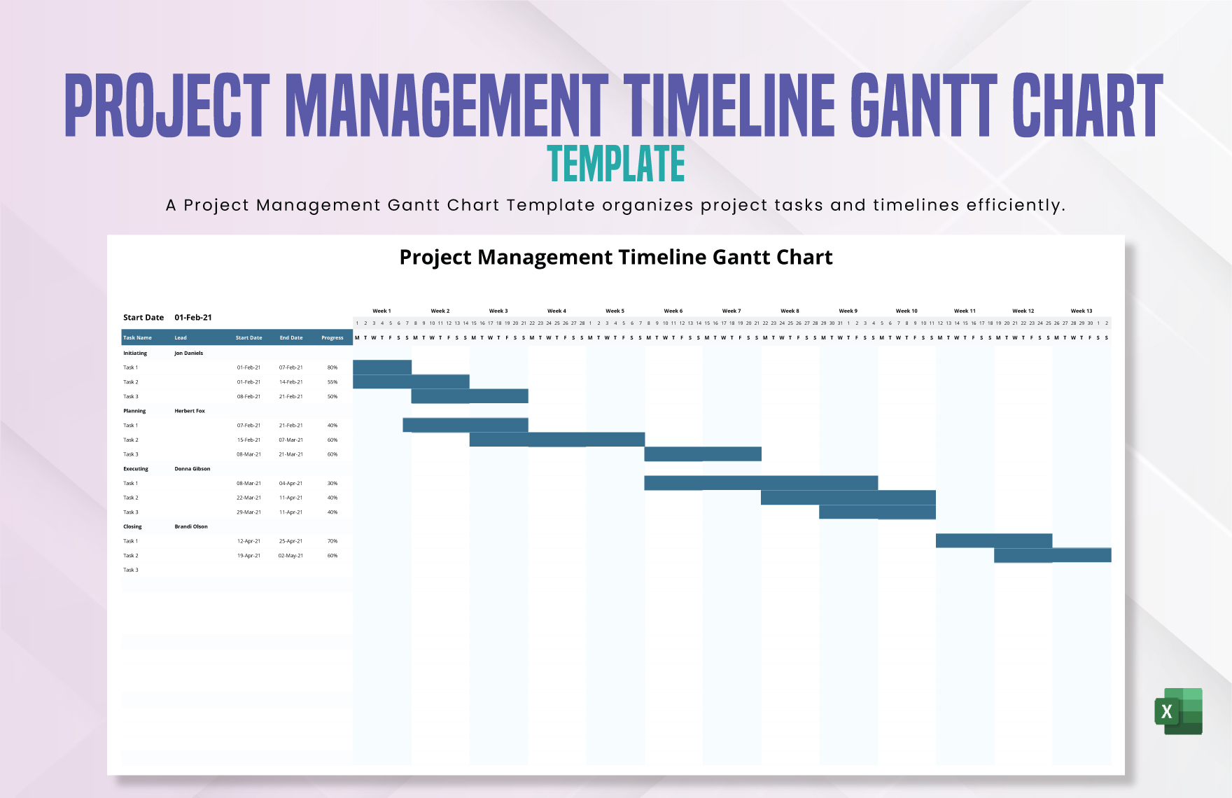 Free Timeline Templates Templates In Excel To Download
