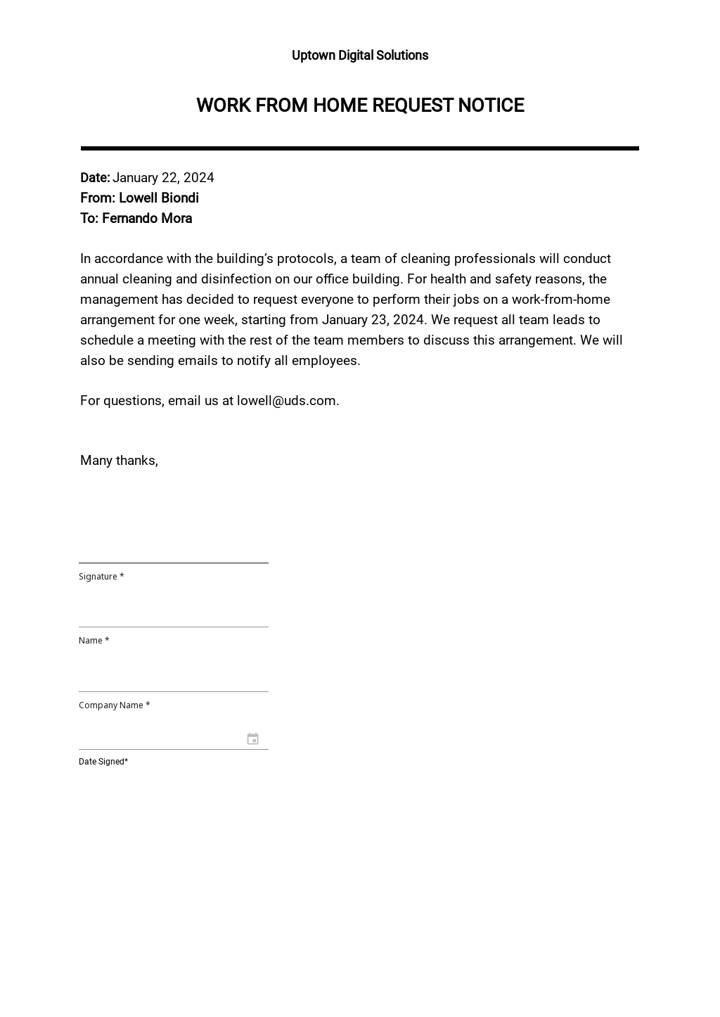 237+ FREE Notice Templates [Edit & Download] | Template.net