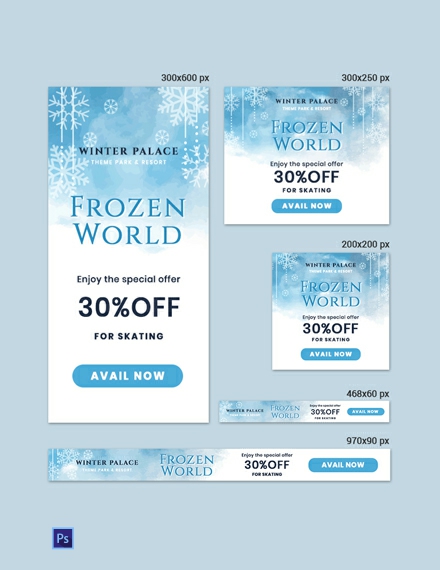 Free Frozen Banner Template