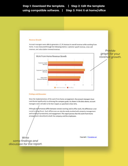 Simple Work From Home Report Template - Google Docs, Word | Template.net
