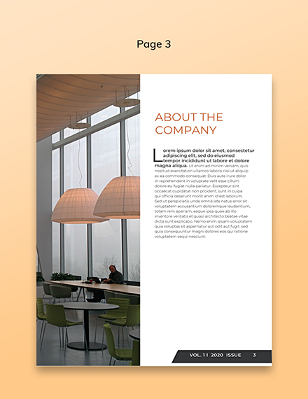 Company Catalog Template - InDesign, Word, Apple Pages, PSD, Publisher ...