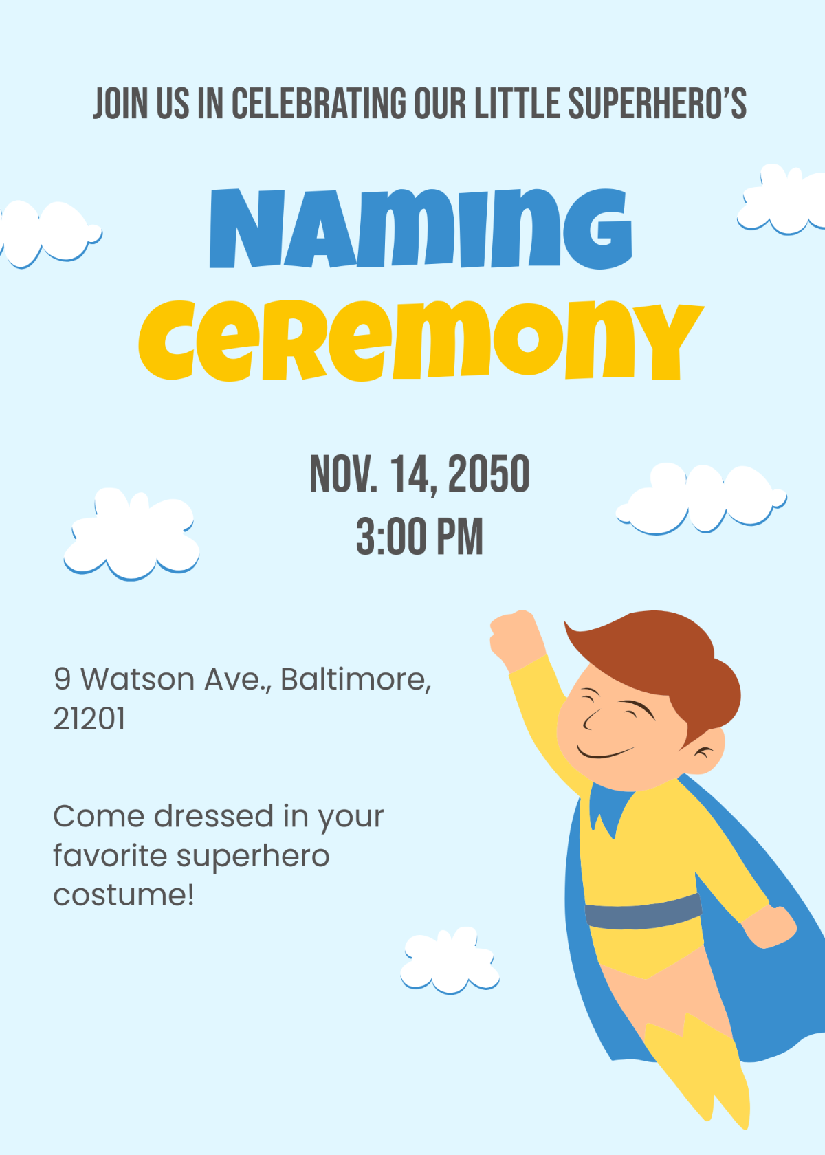 Free Namkaran Invitation Card Template To Edit Online