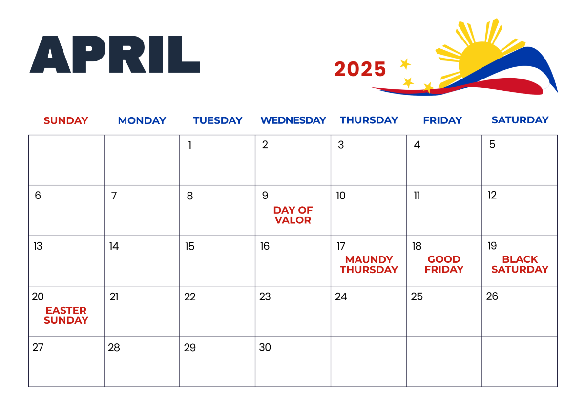Free April 2026 Calendar Templates To Edit Online