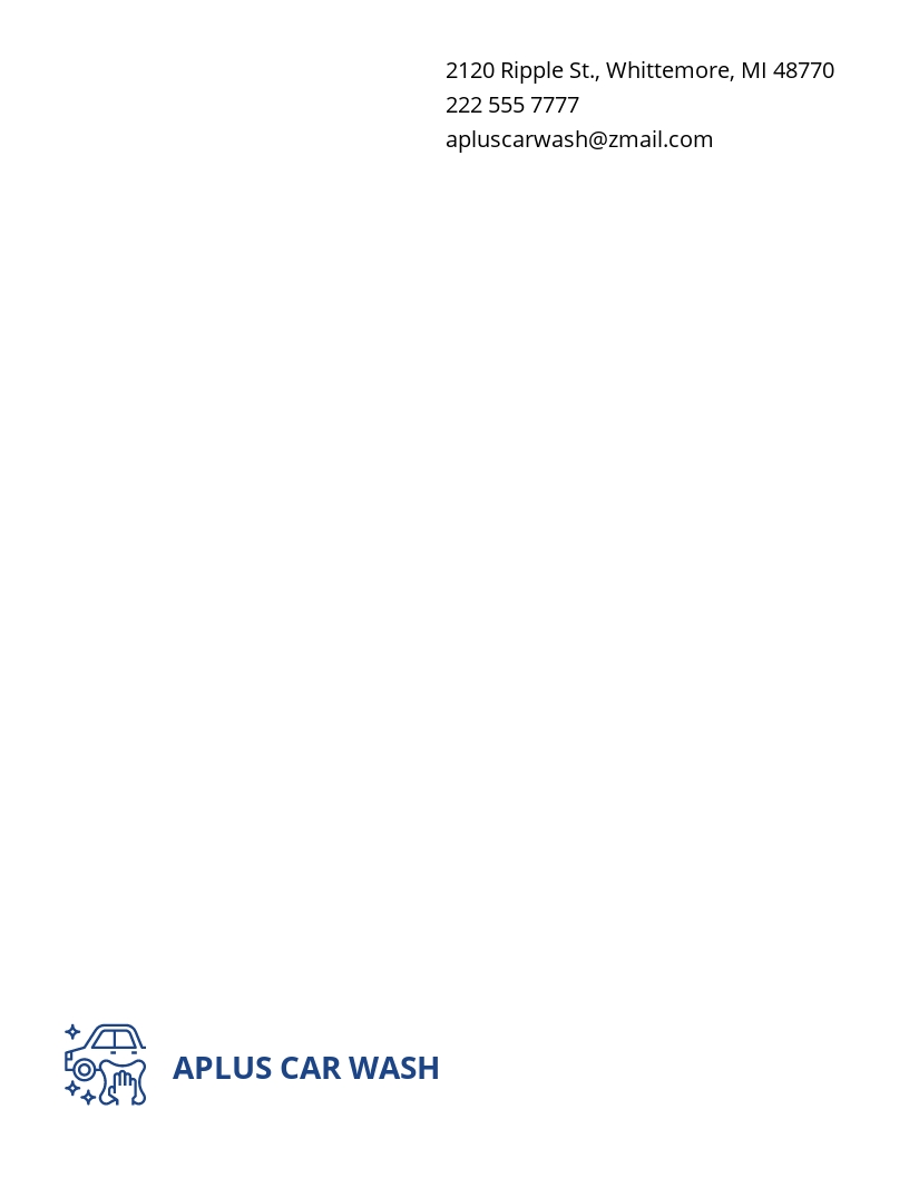Technology Solutions Letterhead Template