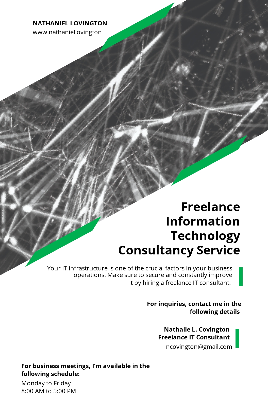 Creative Freelance Poster Template [Free JPG] - Illustrator, PSD ...