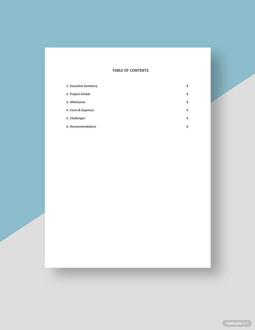 Basic Board Report Template Google Docs Word Apple Pages Template