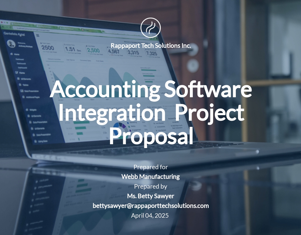 Project Proposal Sample Template