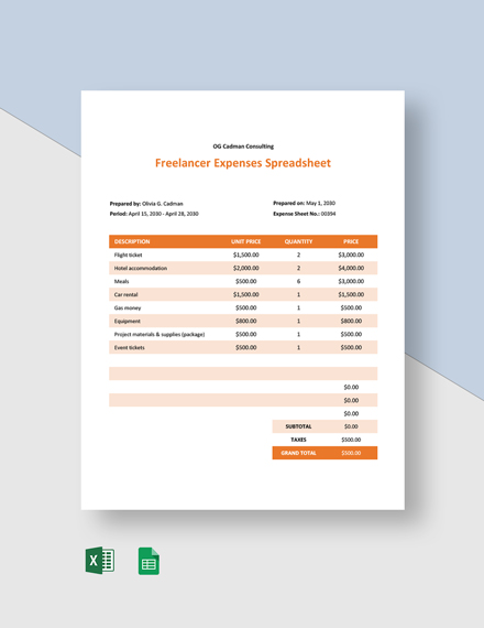 Small Business Income And Expenses Spreadsheet Template Google Docs 