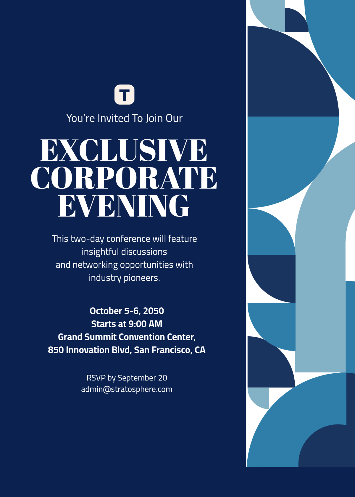 Company Invitation Templates Edit Online Download Template