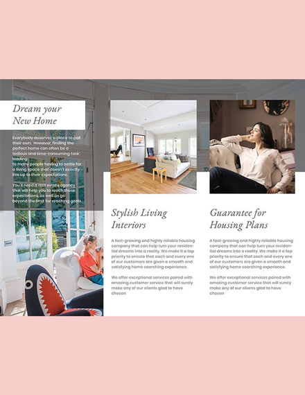 Home Real Estate Brochure Template [Free Publisher] - Illustrator ...