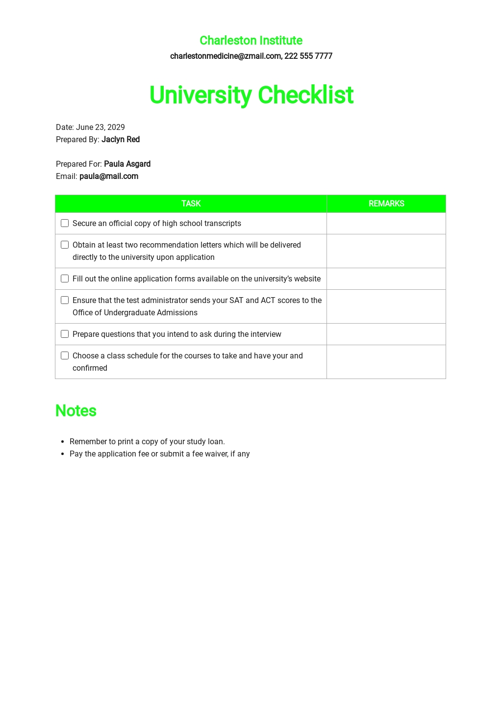 Basic HR Checklist Template In Google Docs Word Apple Pages 