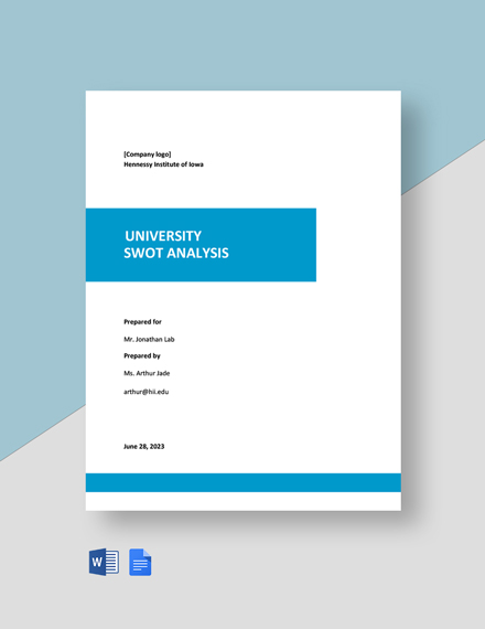 FREE Sample University Analysis - Word | Google Docs