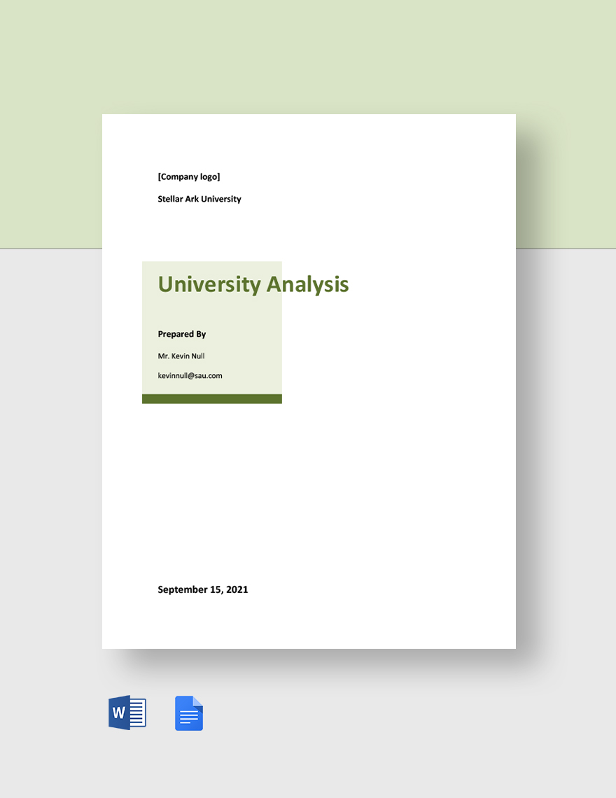Functional Behavioral Analysis Sample Template - Google Docs, Word ...