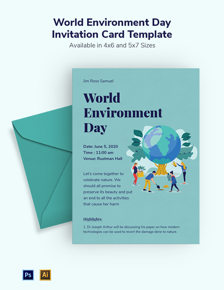 Free Teachers Day Invitation Card Template - Download in Word, Google ...