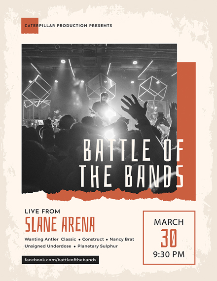 Free Band Poster Template