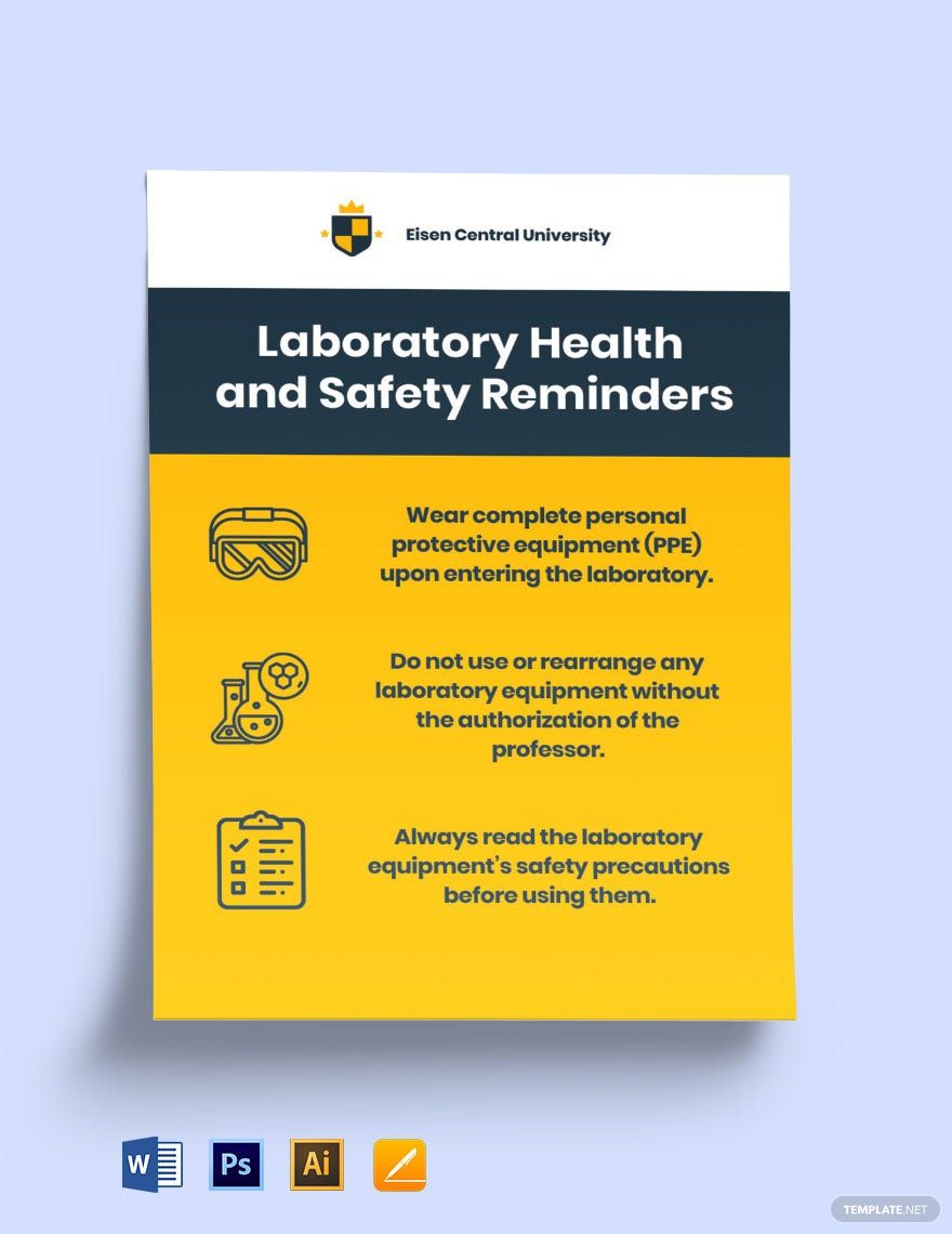 University Welcome Sign Template - Illustrator, Word, Apple Pages, PSD ...