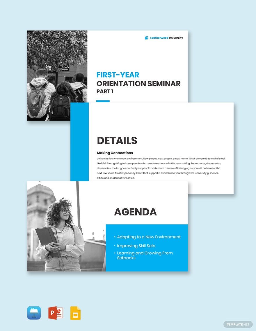 University Seminar Presentation Template Download In PowerPoint 