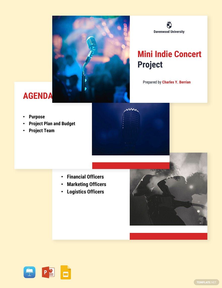 University Project Presentation Template Download In PowerPoint 