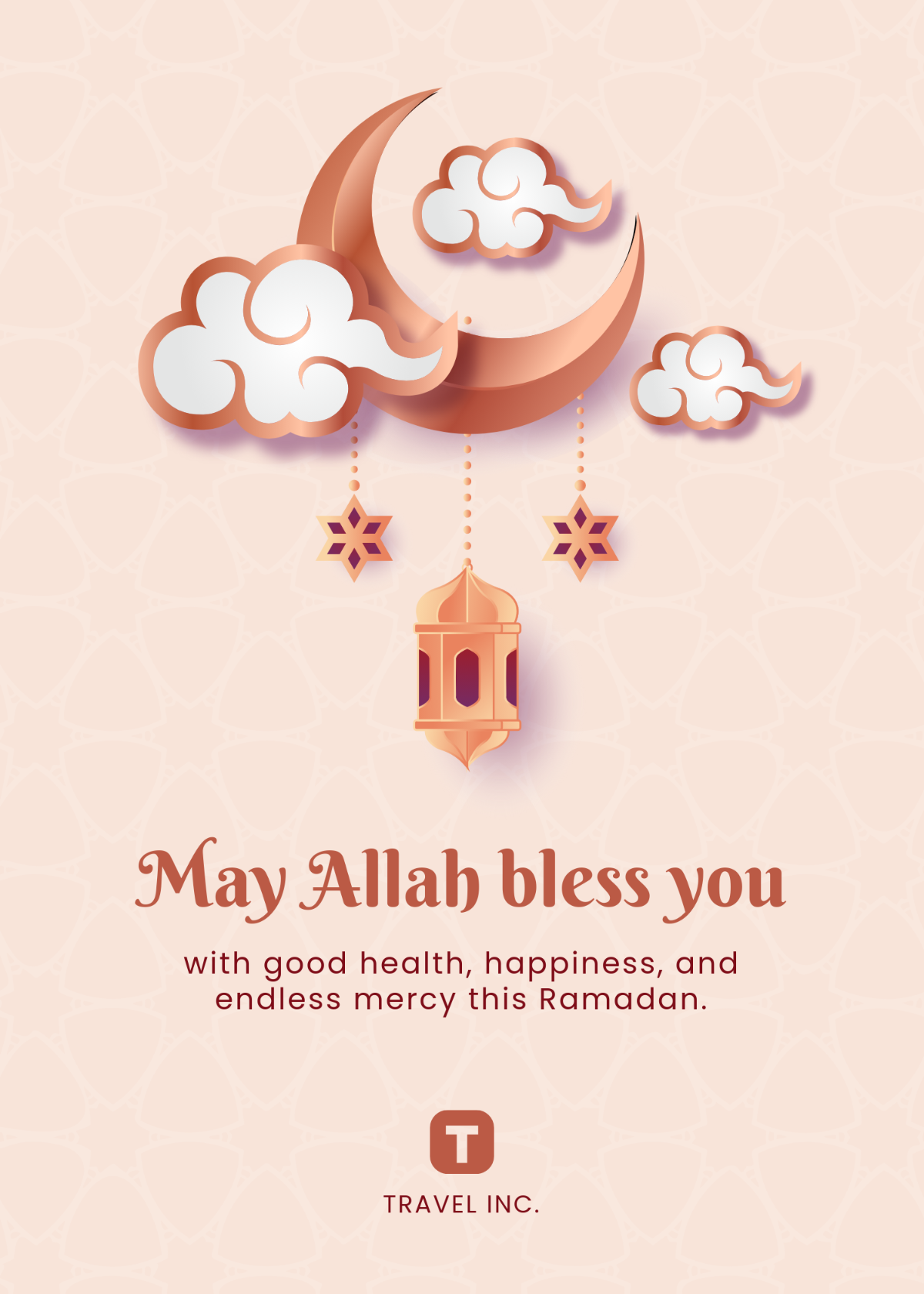 Free Beautiful Ramadan Wishes Template To Edit Online
