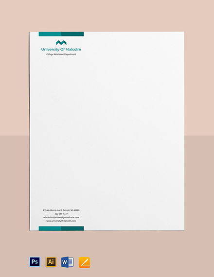 FREE University Letterhead Template - Download in Word, Google Docs ... FREE University Letterhead Template - Download in Word, Google Docs ...