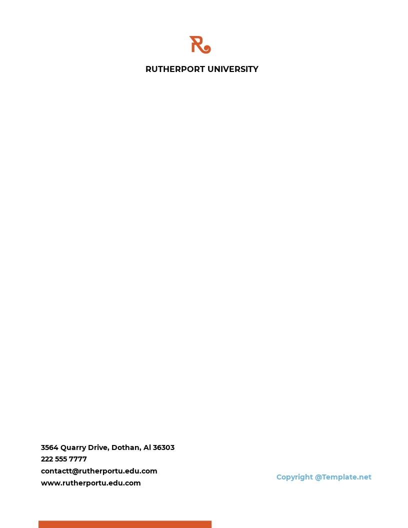 0+ FREE University Letterhead Templates [Edit & Download] | Template.net