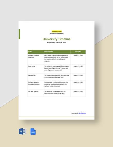 Simple University Report Template [Free PDF] - Google Docs, Word ...