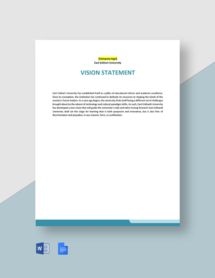 FREE Basic University Statement - Word | Google Docs | Template.net