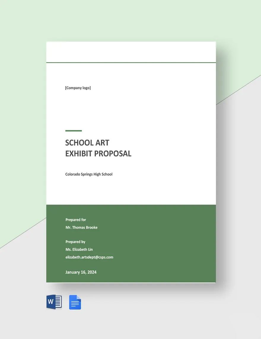Editable Educational Proposal Templates In Apple Pages To Download