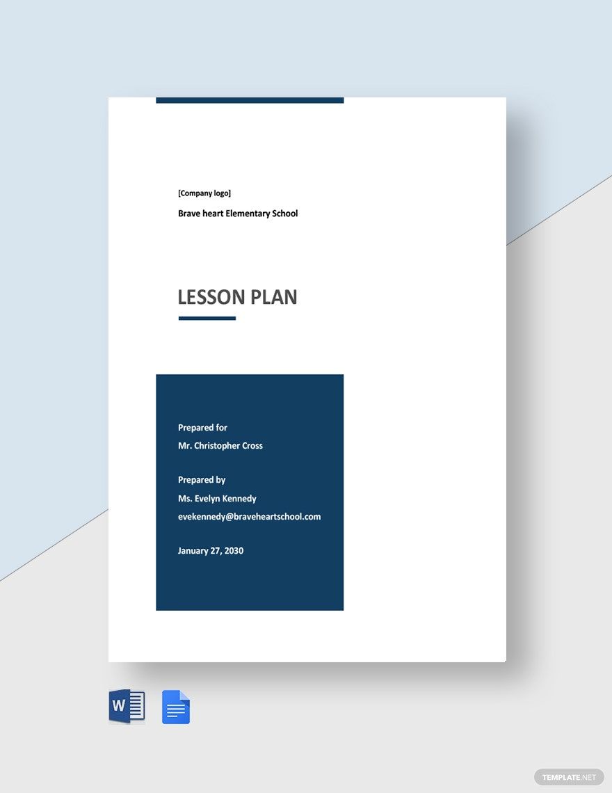 Student Learning Plan Template Download In Word Google Docs Apple 