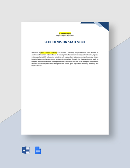 FREE School Personal Statement - Word | Google Docs | Template.net