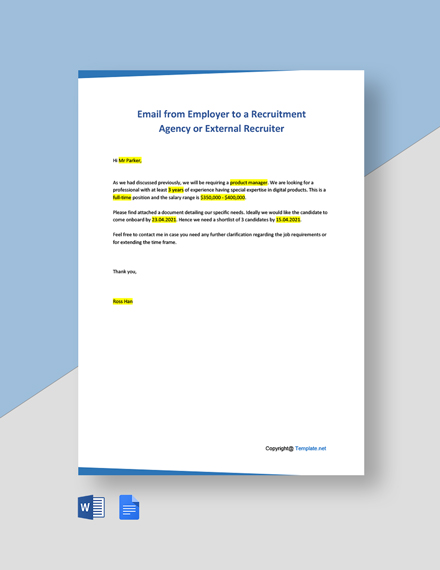 Recruitment Email Template _ Top 5 recruiting email examples – Leo Löwchen