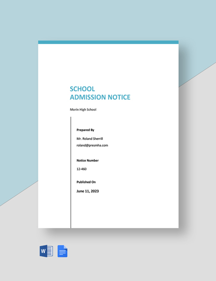 FREE School Admission Flyer Template - Word (DOC) | PSD | Apple (MAC ...