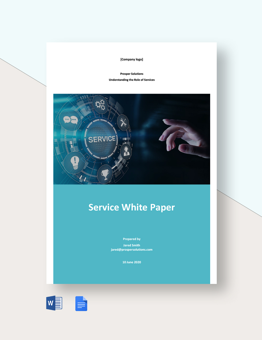 Simple Research White Paper Template - Google Docs, Word | Template.net