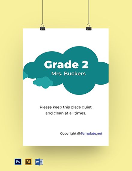 Free Sign Templates Word