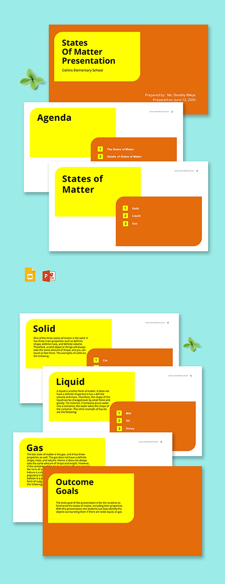 School Presentation Template - Google Slides, Apple Keynote, PowerPoint ...