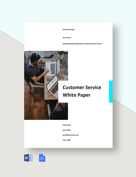 Information Service White Paper Template - Download in Word, Google ...