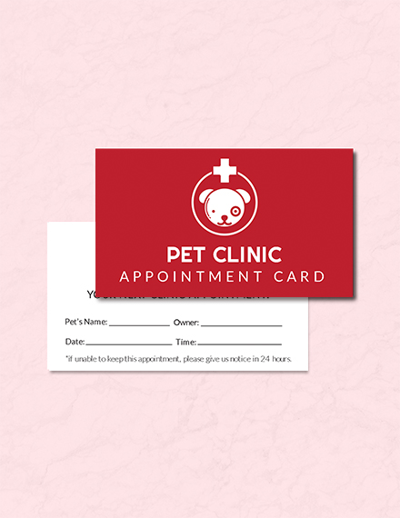 FREE Simple Appointment Card Template: Download 236+ Cards in PSD ...