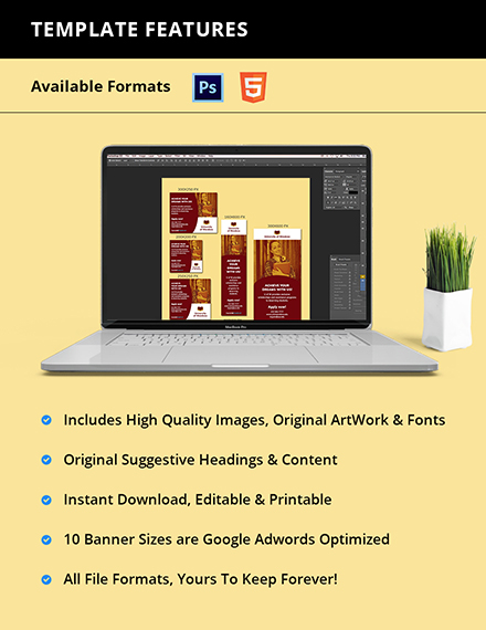 Free Simple University Web Ad Template - HTML5 | Template.net
