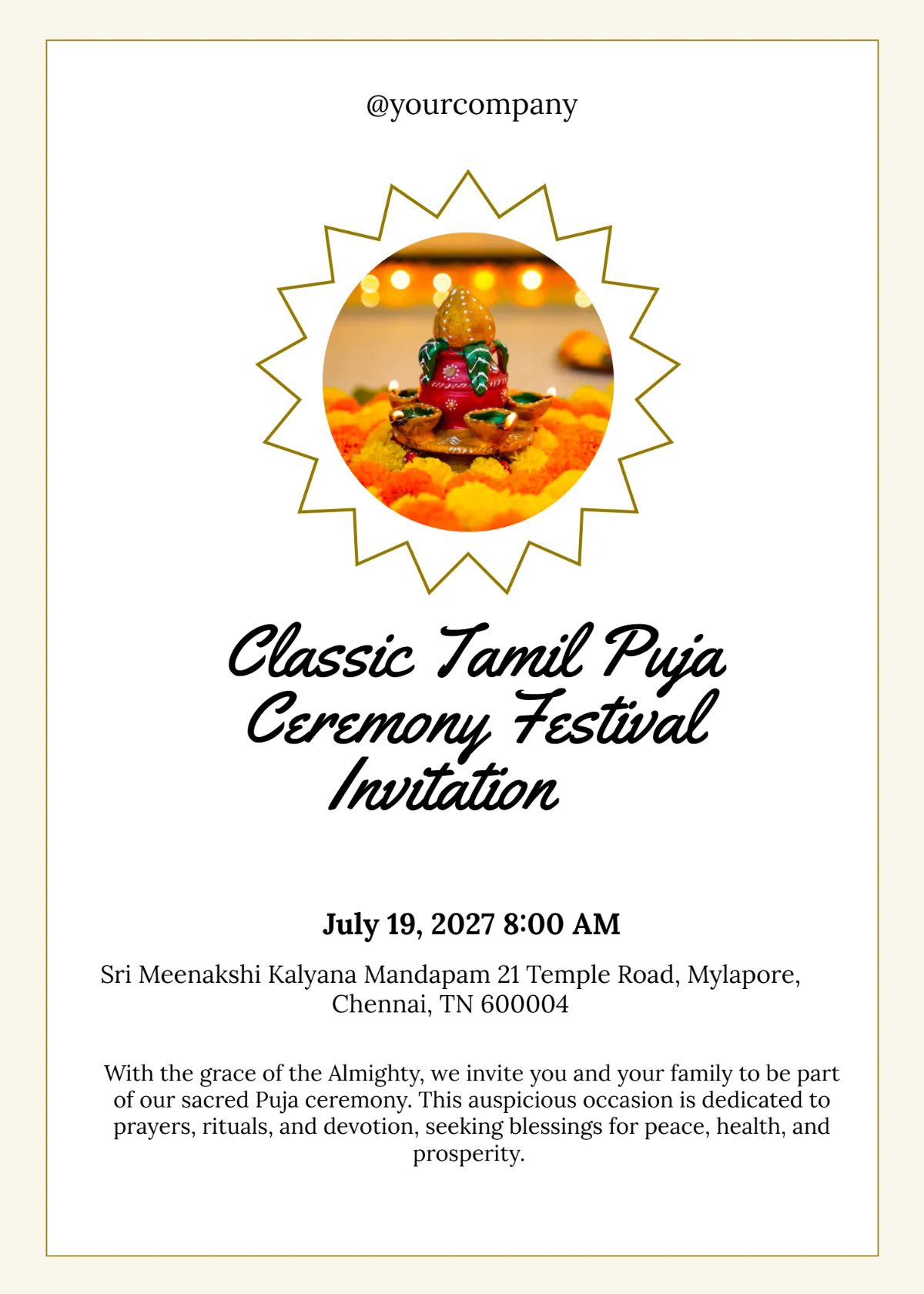Free Puja Invitation Templates Editable And Printable Free Puja Invitation Templates Editable And Printable