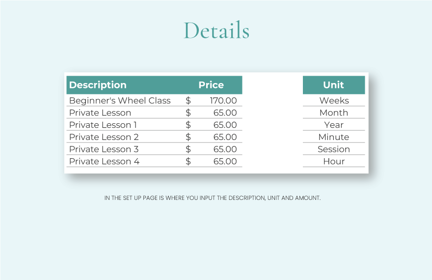 School Price Quotation Template - Word, Google Docs, Excel, Google ...