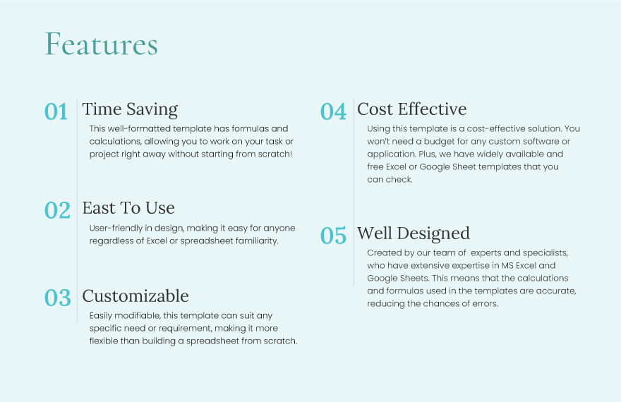 School Price Quotation Template - Word, Google Docs, Excel, Google ...