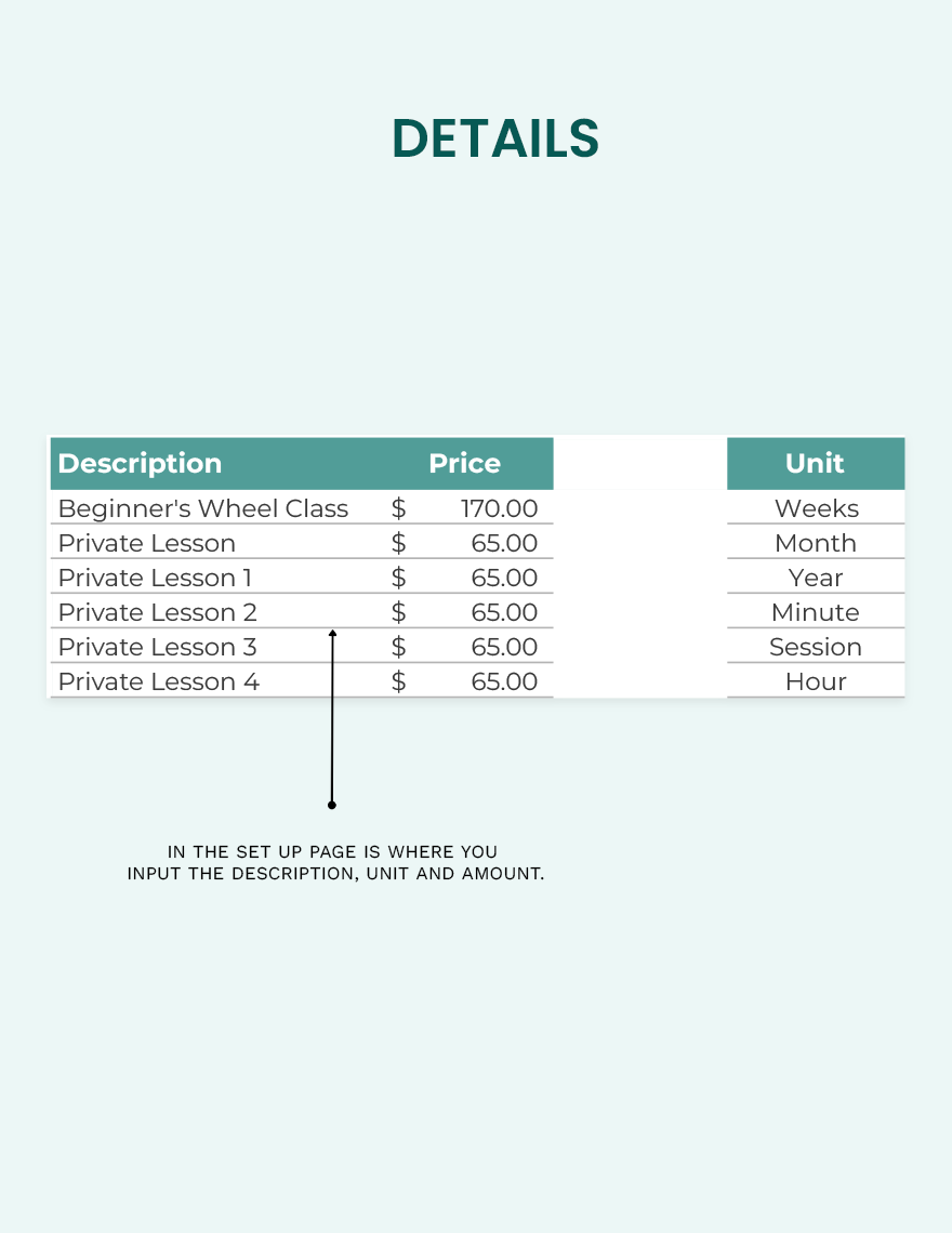 School Price Quotation Template - Google Docs, Google Sheets, Excel ...
