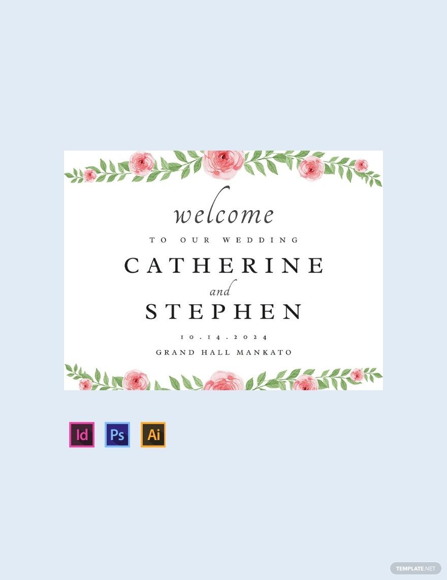 Classroom Sign Template - Illustrator, Word, PSD | Template.net