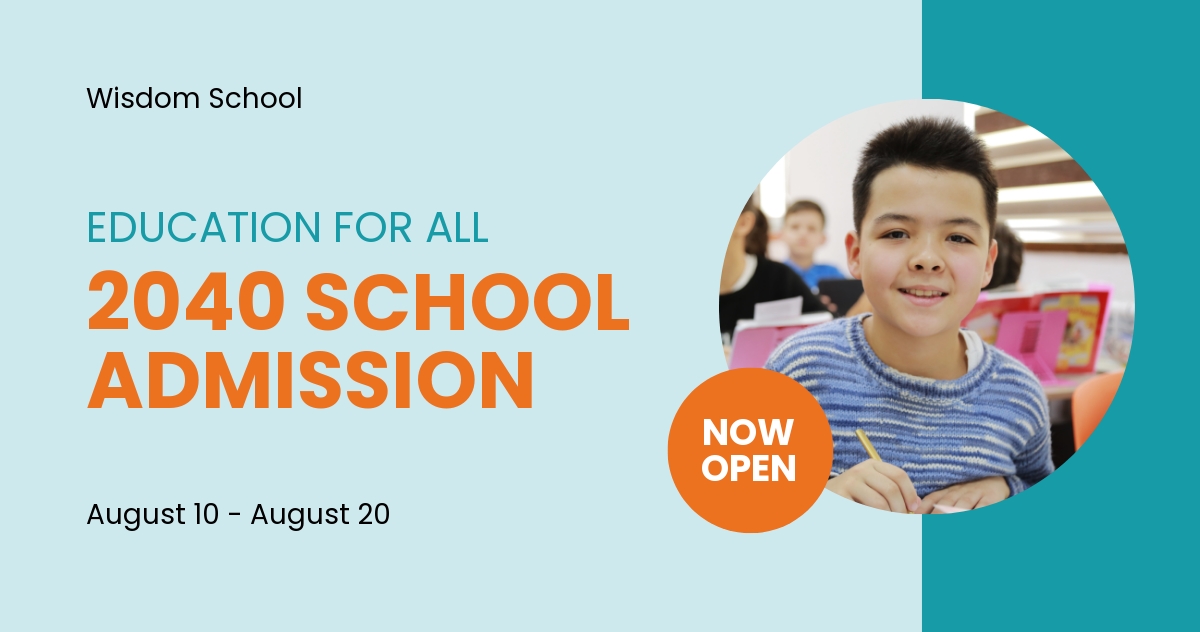 Creative School Facebook Ad Template