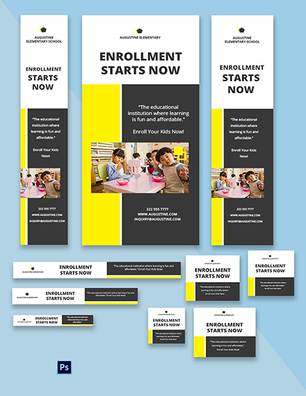 School Admission Ad Template - Download in PSD | Template.net