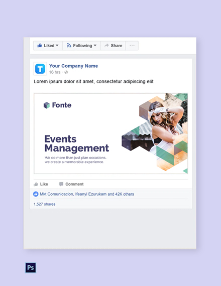 Event Management Instagram Post Template - PSD | Template.net