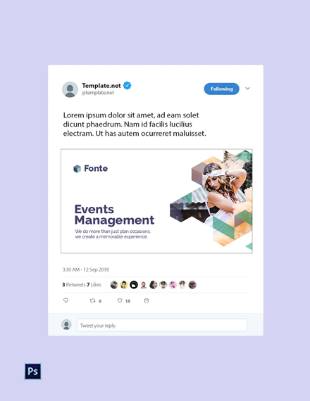 Event Management Linkedin Post Template - PSD | Template.net