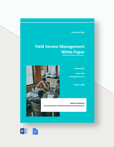 Project Management White Paper Template - Download in Word, Google Docs ...